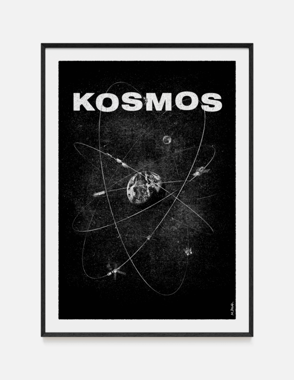 Plakat KOSMOS - M. Polak - 50x70 - Papier Perłowy | Ladne.co